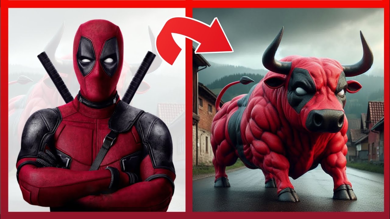 Marvel & DC Superheroes But Bull 🐂 Version 🔥 All Characters 2024 - YouTube
