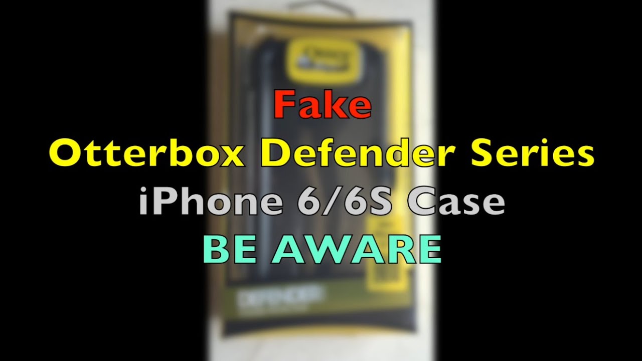 [Unboxing] | Fake Otterbox Defender Series iPhone 6 6S - YouTube