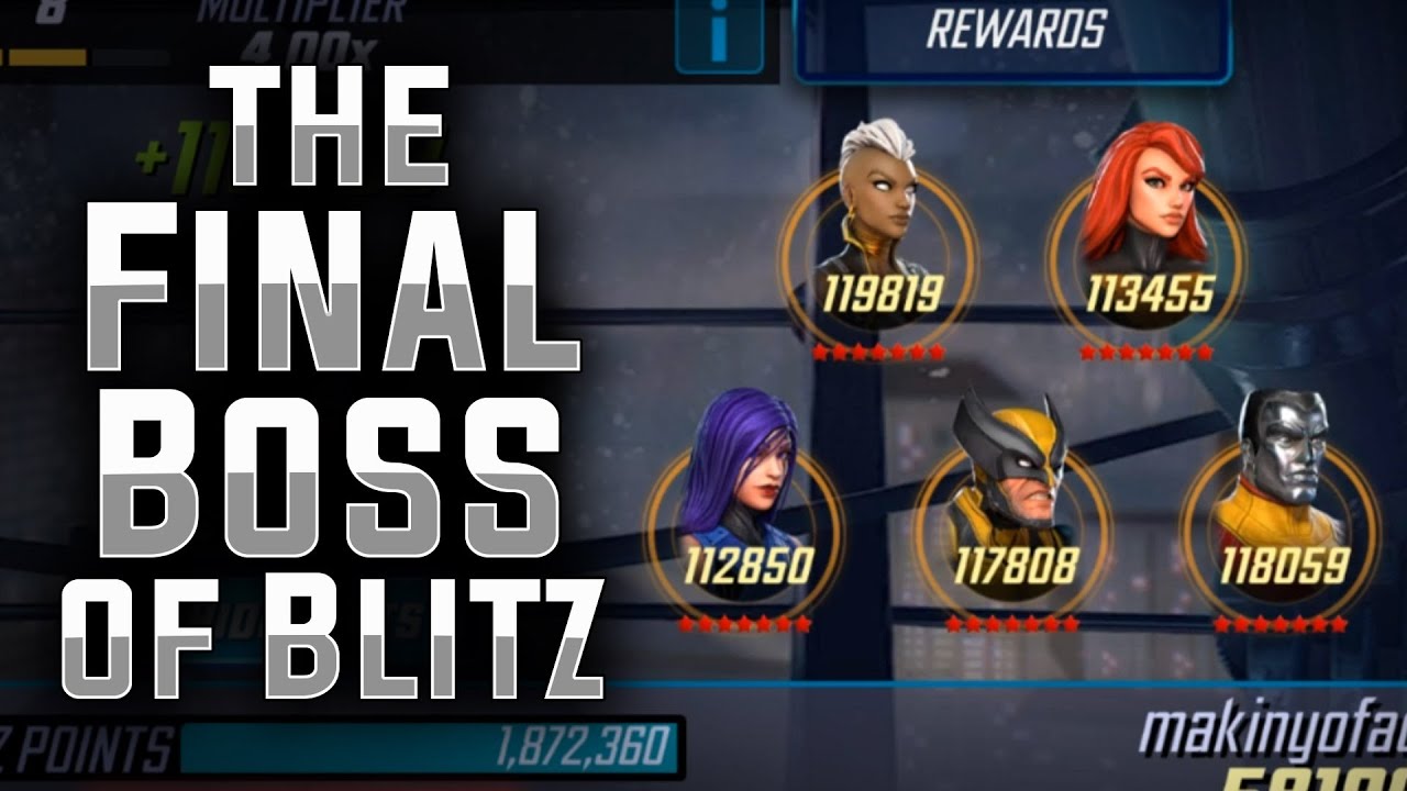The FINAL BOSS of Blitz - MARVEL Strike Force - MSF - YouTube