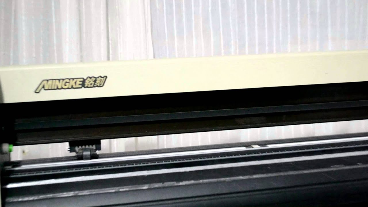 Test cutter plotter Mingke - YouTube