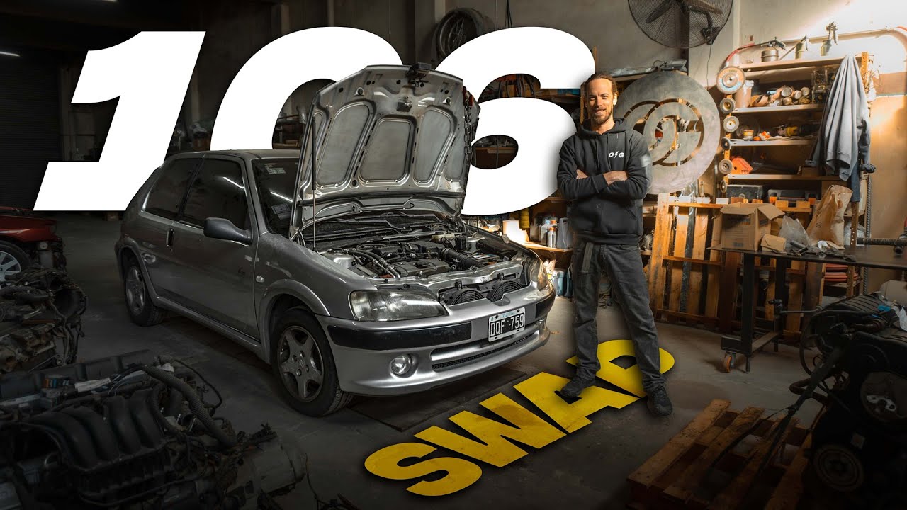 El 106 de Ramiro Diz - Empieza el swap a EC5 1.6 16v - YouTube