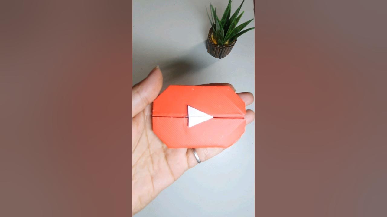 Origami Paper YOUTUBE Play Button ||#youtubeshorts #origami #shorts #trending #diy # ...