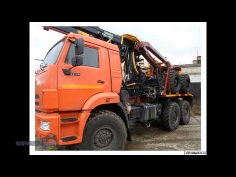 Russian Kamaz trucks timber 2015