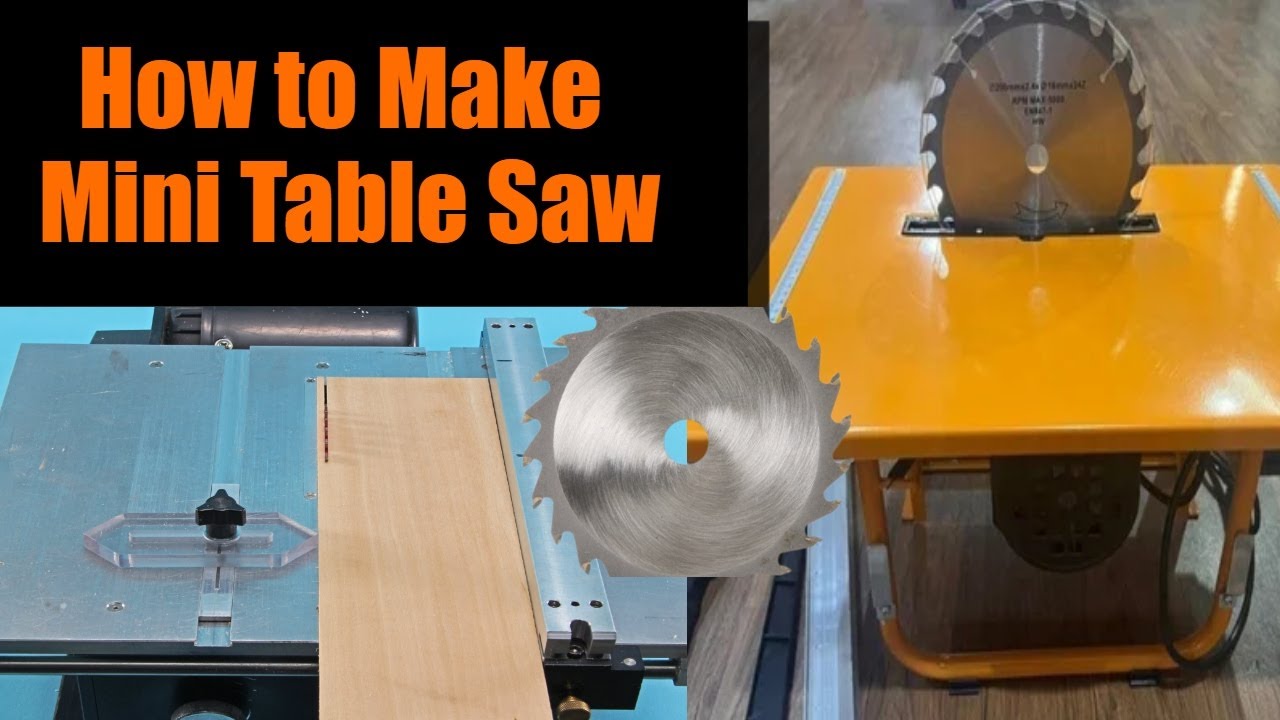 How to Make a Table Saw at Home - Saw Ideas - Mini Table Saw - Electric ...