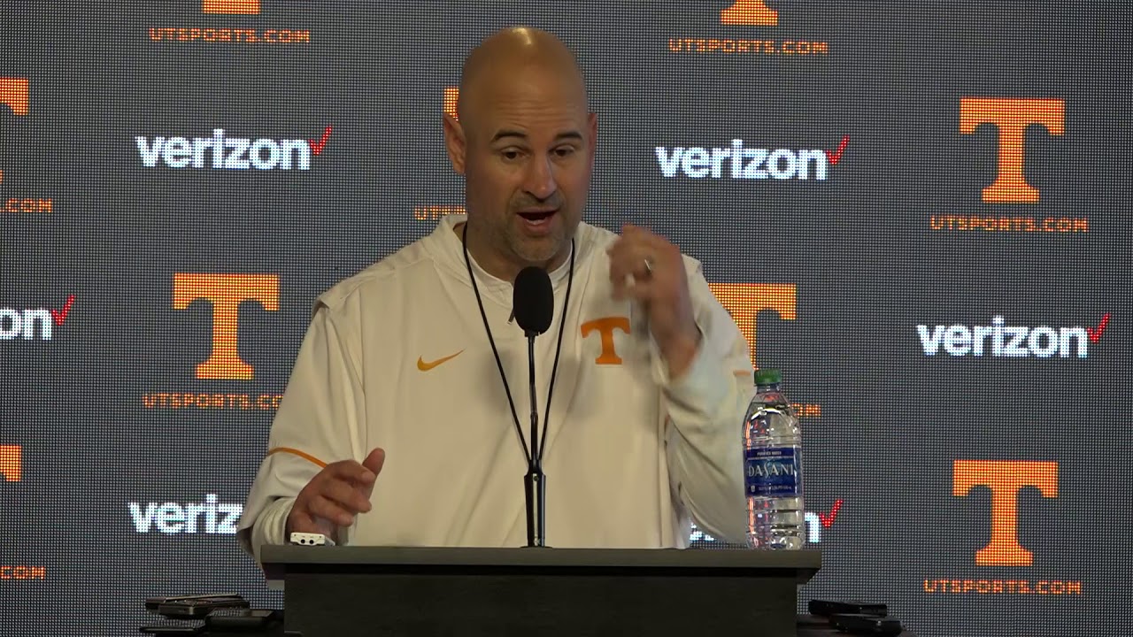 Jeremy Pruitt - Post Practice Tue (4.17.18) - YouTube