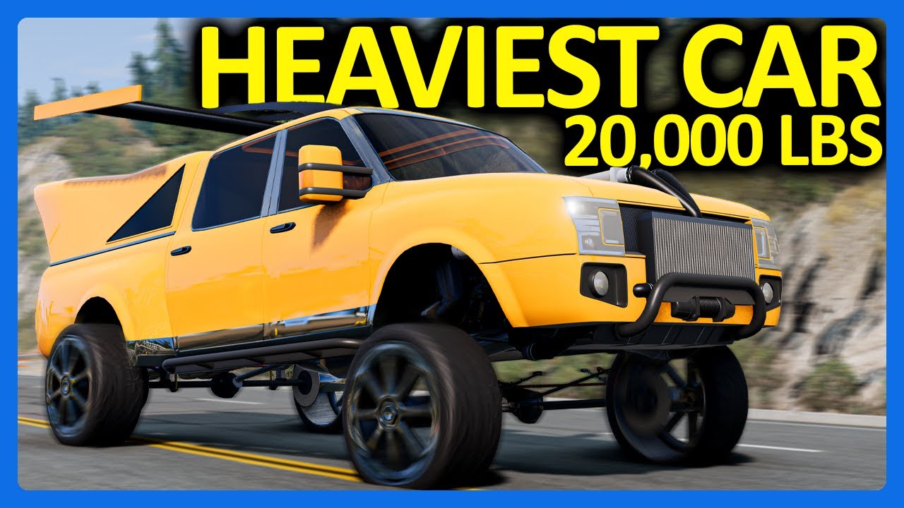 I Built the HEAVIEST Car in BeamNG... - YouTube