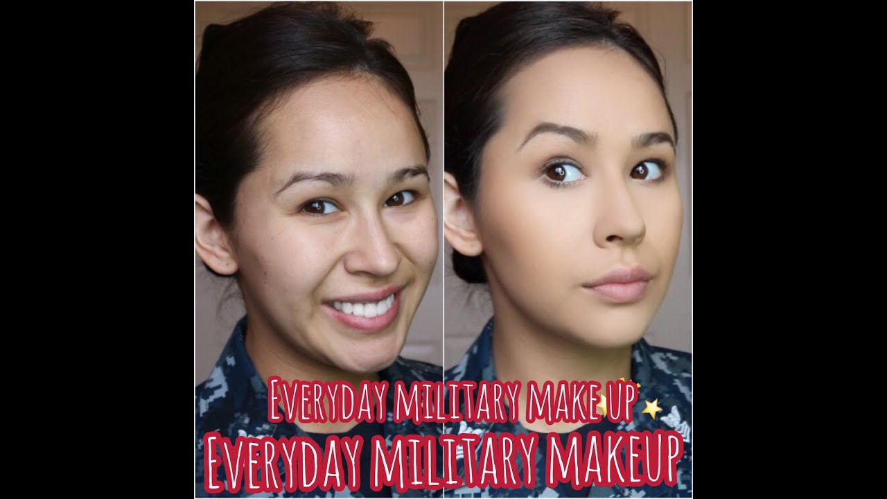 EVERYDAY MILITARY MAKEUP 💁🏻 - YouTube