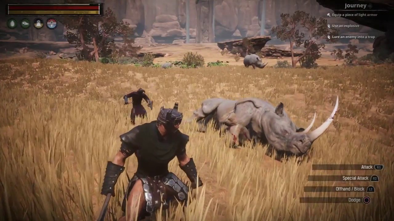 Conan Exiles Flying Rhino - YouTube