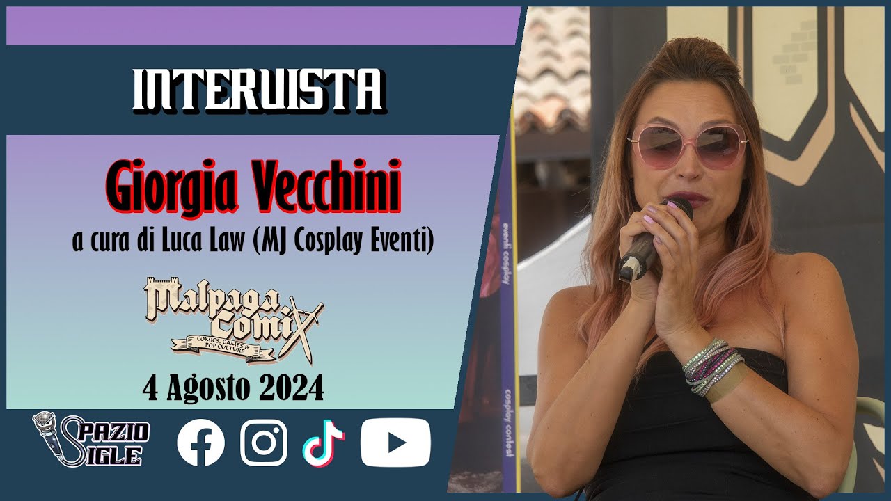 Giorgia Vecchini ♪ Intervista al Malpaga Comix 2024 - YouTube