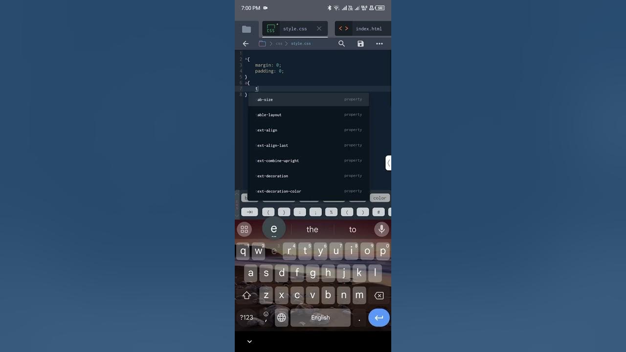 how to use css in mobile phone - YouTube