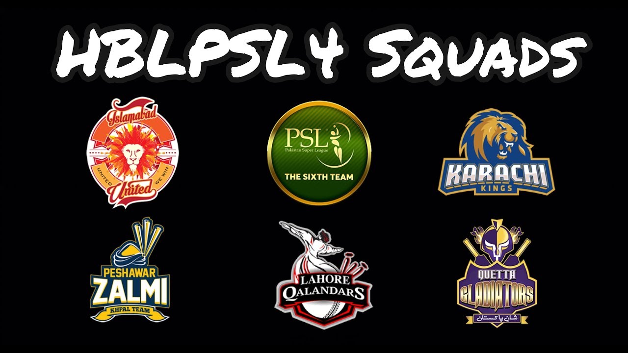 PSL4 Squads | HBLPSLFANS - YouTube