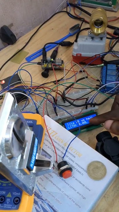 Mult coin acceptor water vending machine #arduino #coin - YouTube