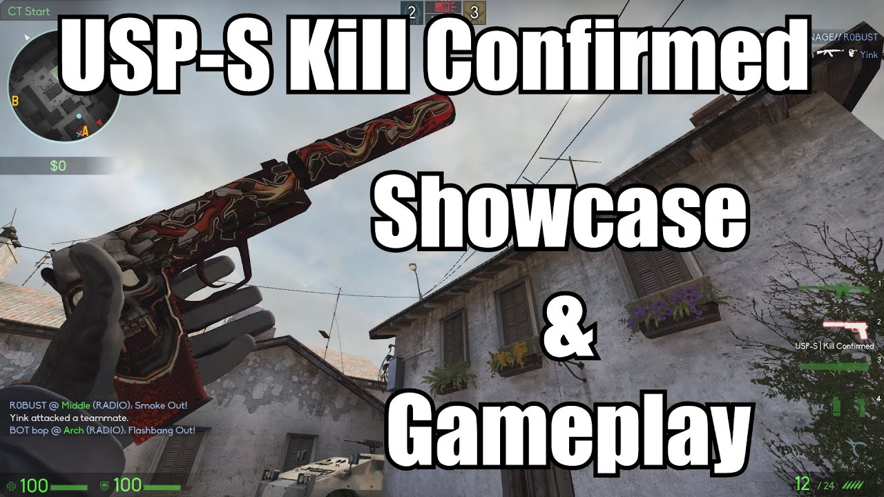 CS:GO - USP-S Kill Confirmed Showcase & Gameplay - YouTube