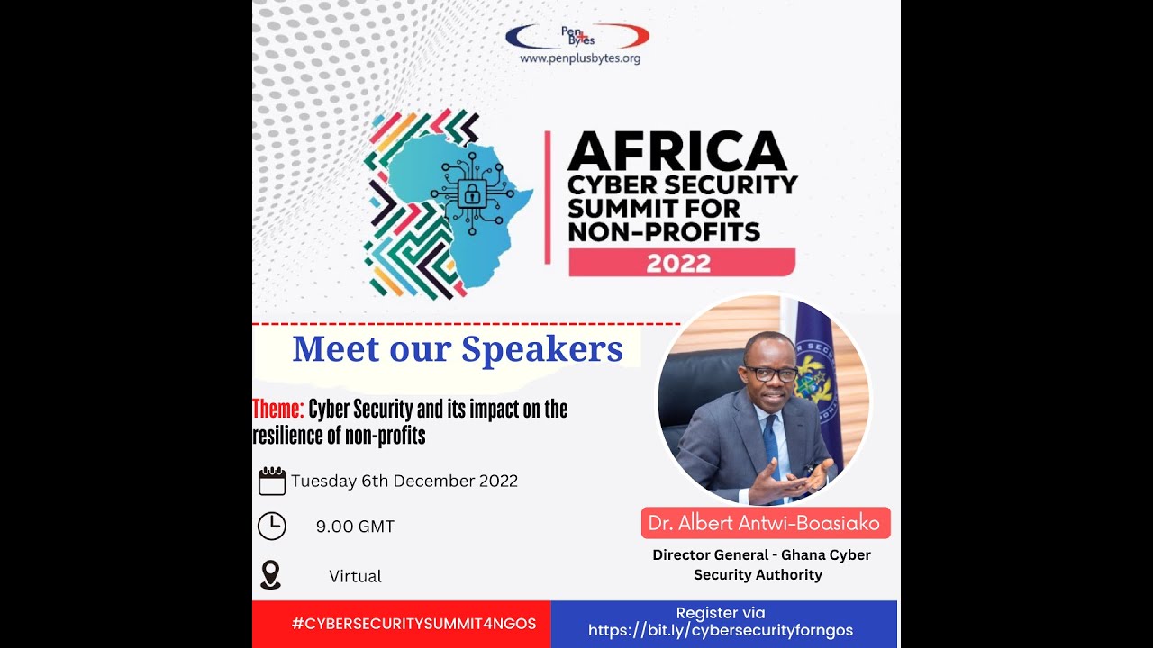 Stephen Cudjoe-Seshie of Ghana Cybersecurity Authority speaks on the ...
