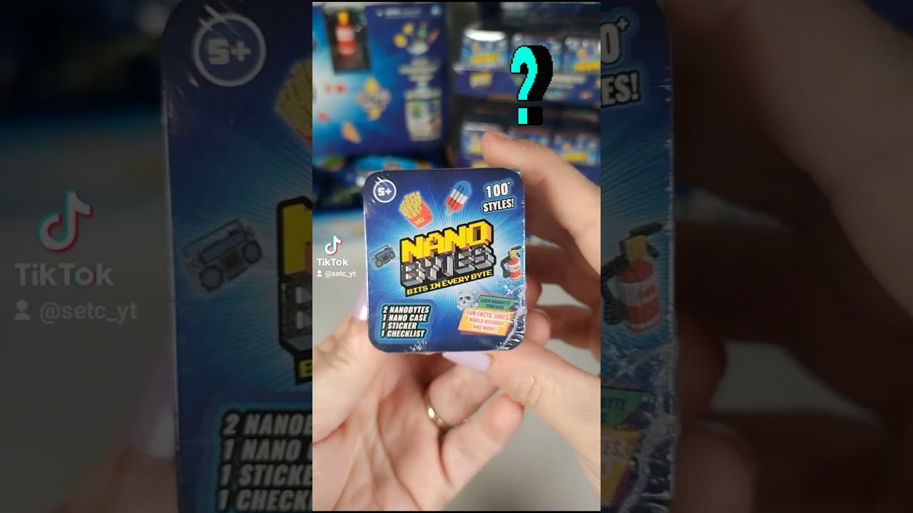 Nanobytes 2 Pack Blind Box Opening - Nano Bytes App - Collectible Pixel ...