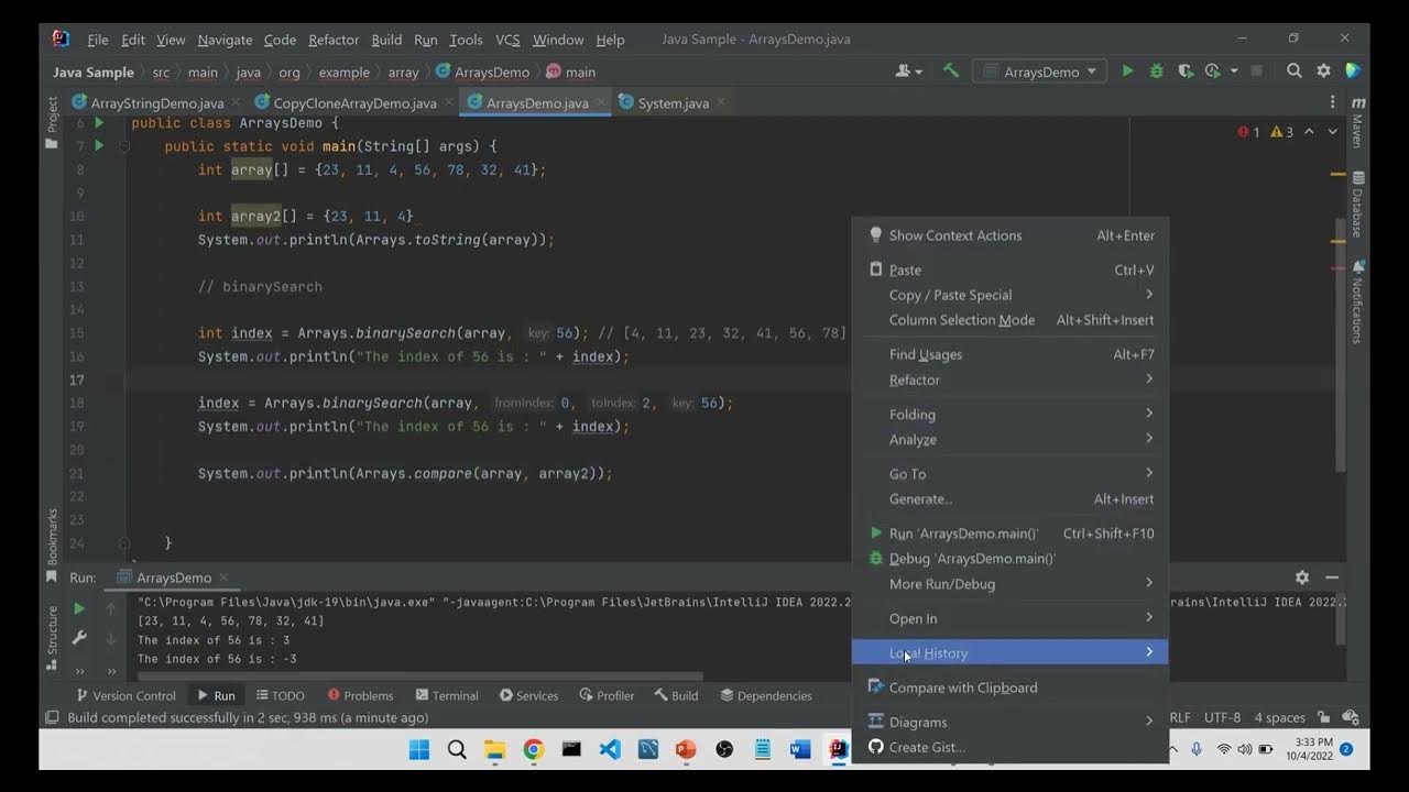 21 Arrays Class - YouTube