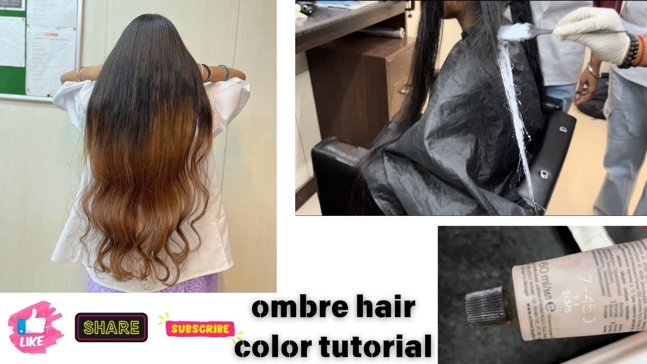 Hair color | ombre hair color tutorial | how to do ombre hair color ...