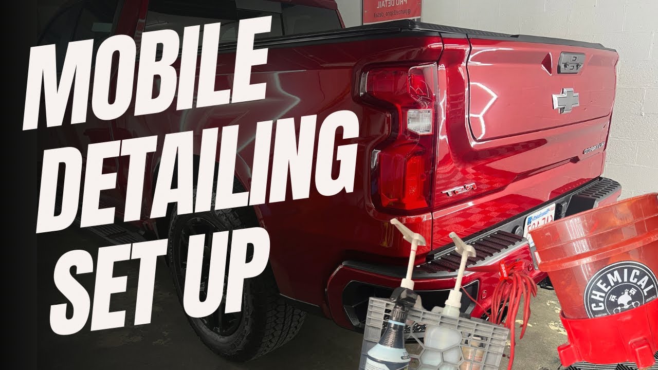 My current mobile auto detailing set up | 2024 Silverado - YouTube