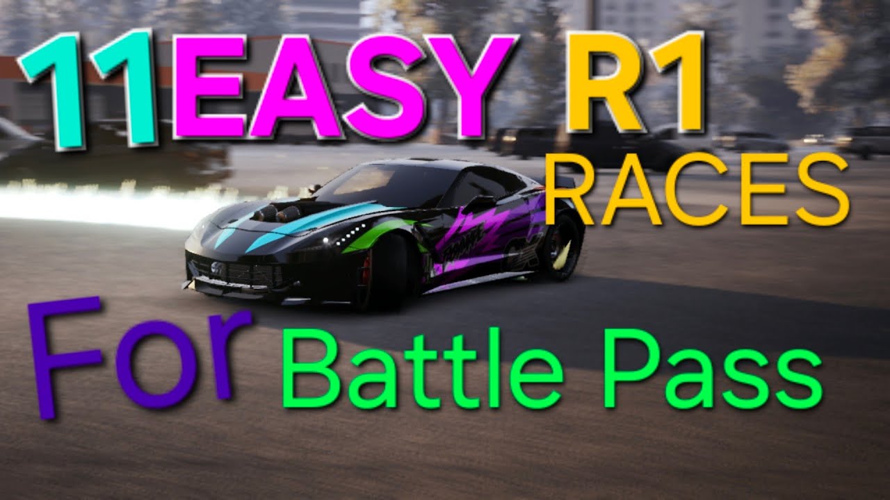 CARX STREET 1.7.0. 11 EASY RACES FOR R1 BATTLE PASS POINTS - YouTube