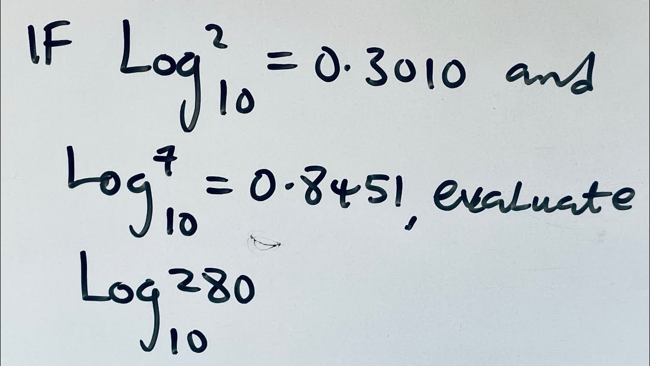 How to evaluate logarithm - YouTube