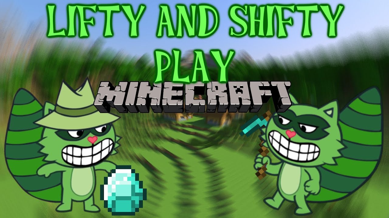 LIFTY AND SHIFTY PLAY: Minecraft | Teaching Two Raccoons How to Play a ...