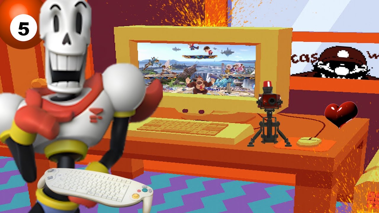 Papyrus Gameplay 5 porém é Super Smash Gods Crack Mode Edition - YouTube