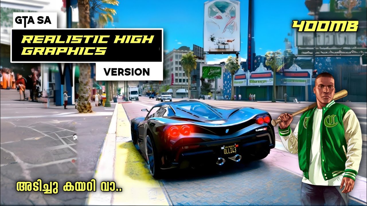 GTA San Andreas Realistic High Graphics version For Android 12,13,14 ...
