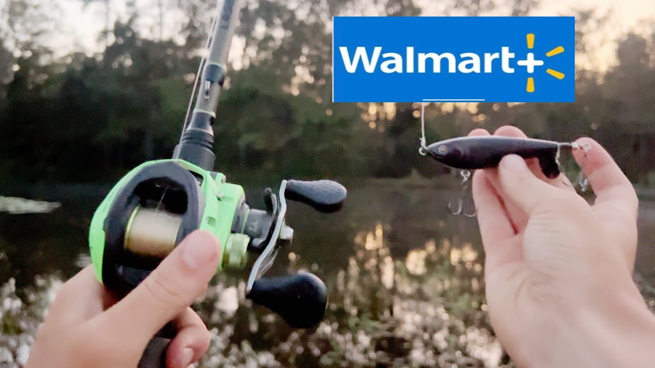 Fishing with Walmarts whopper plopper (big fish) - YouTube