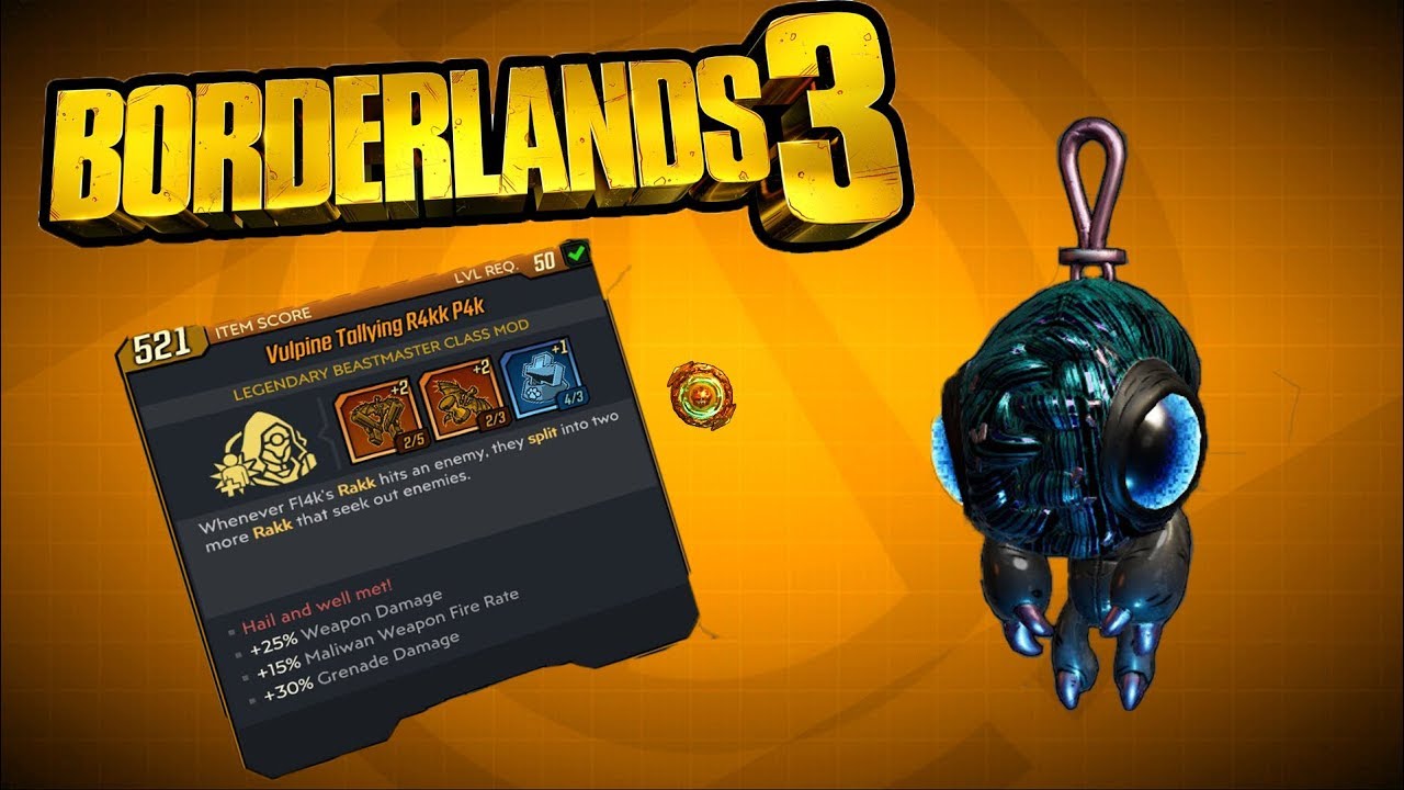 How To Farm NEW FL4KK Class Mod "R4KK P4K" (Borderlands 3) - YouTube
