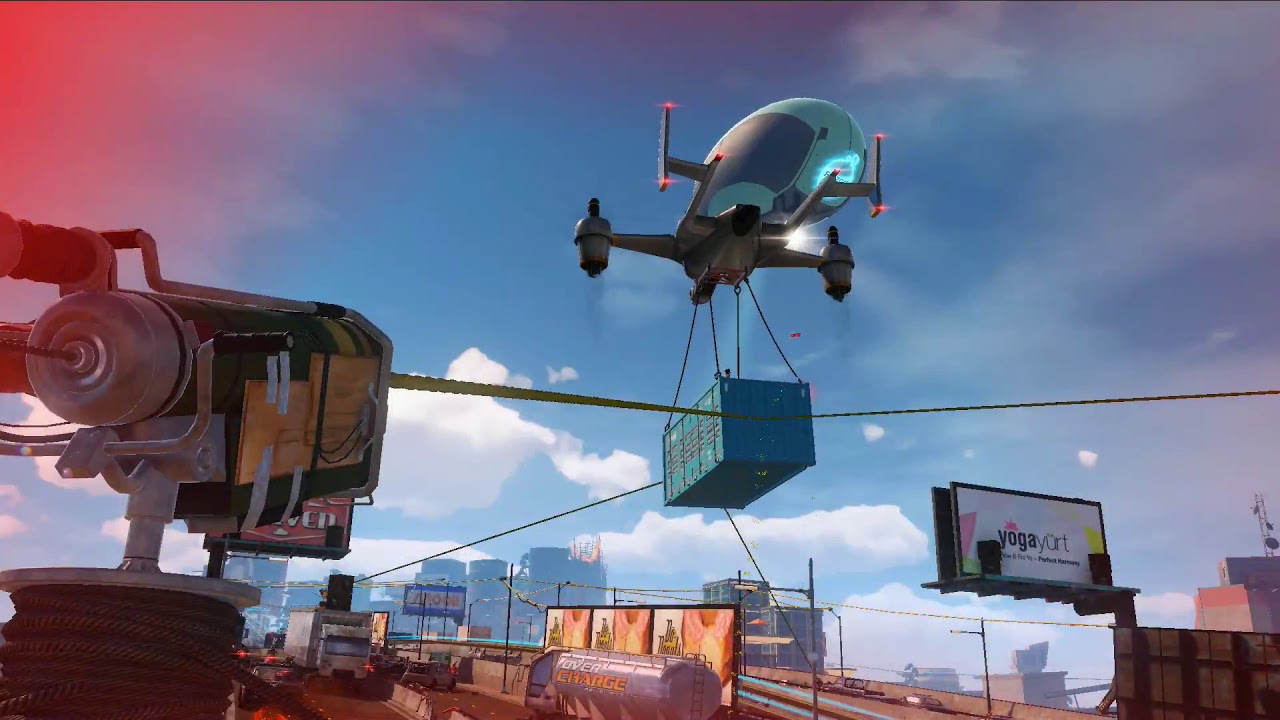 Sunset Overdrive - Dawn Of The Rise Of The Fallen Machines - Surfing to ...