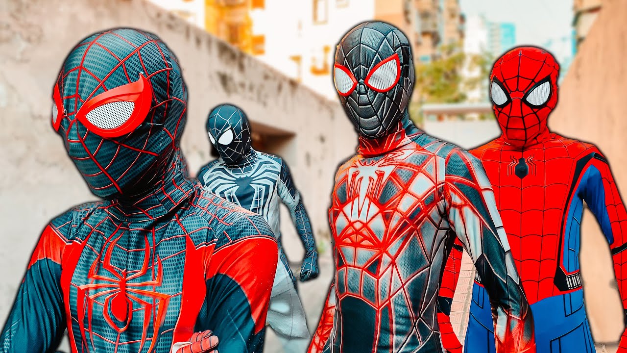 TEAM SPIDER-MAN Action Story IN REAL LIFE ( 1 Hour ) || Season 3 - YouTube