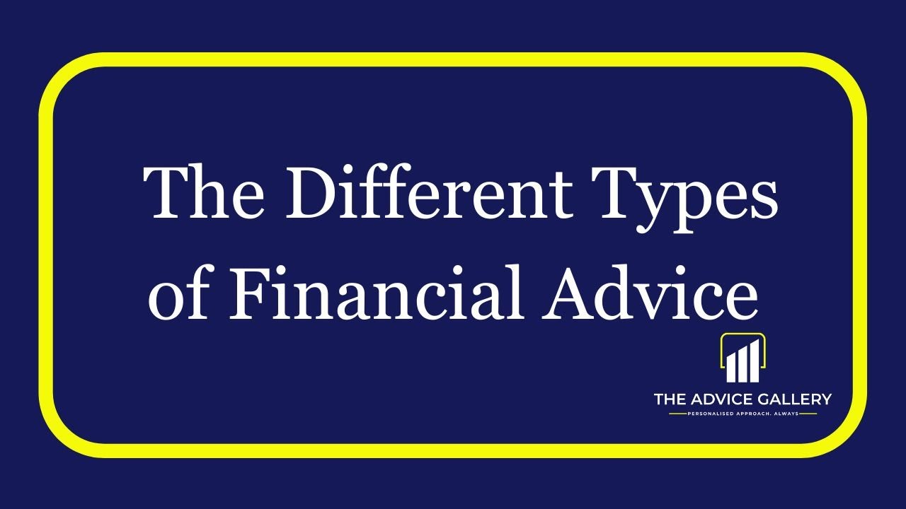 The Different Types of Financial Advice - YouTube
