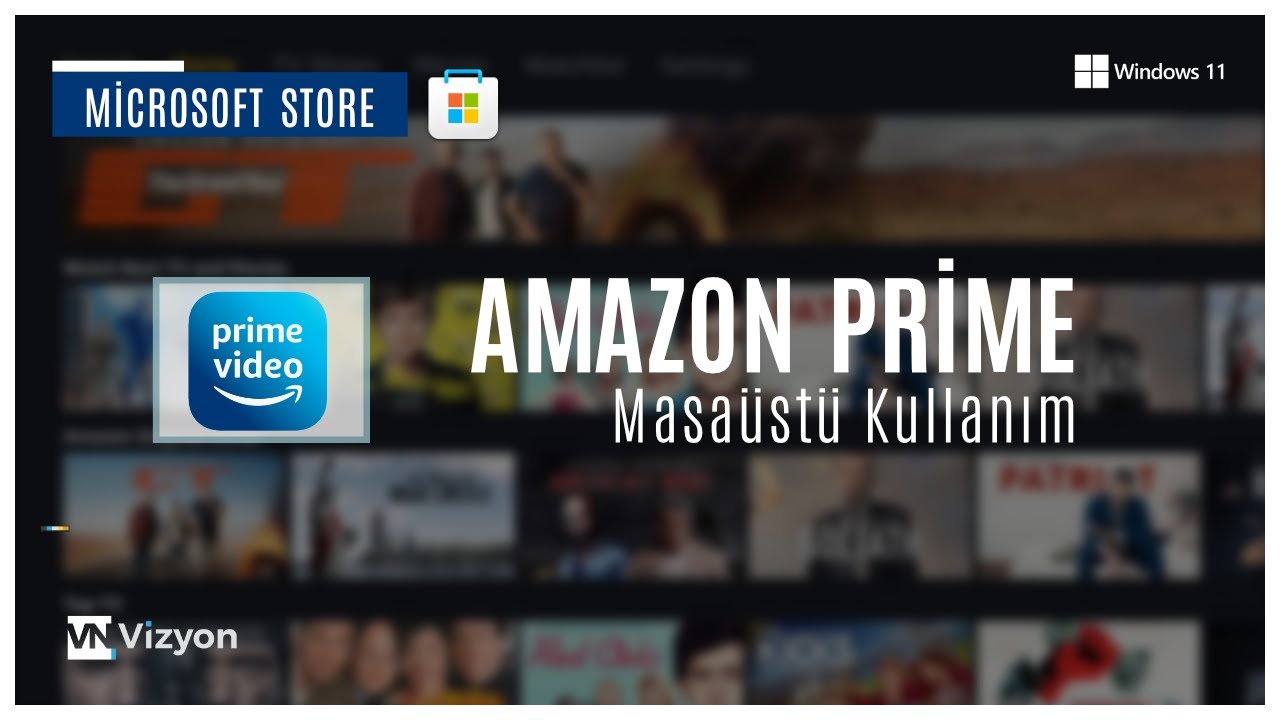 Microsoft Store l Amazon Prime Video Nasıl İndirilir l Detaylı Anlatım ...