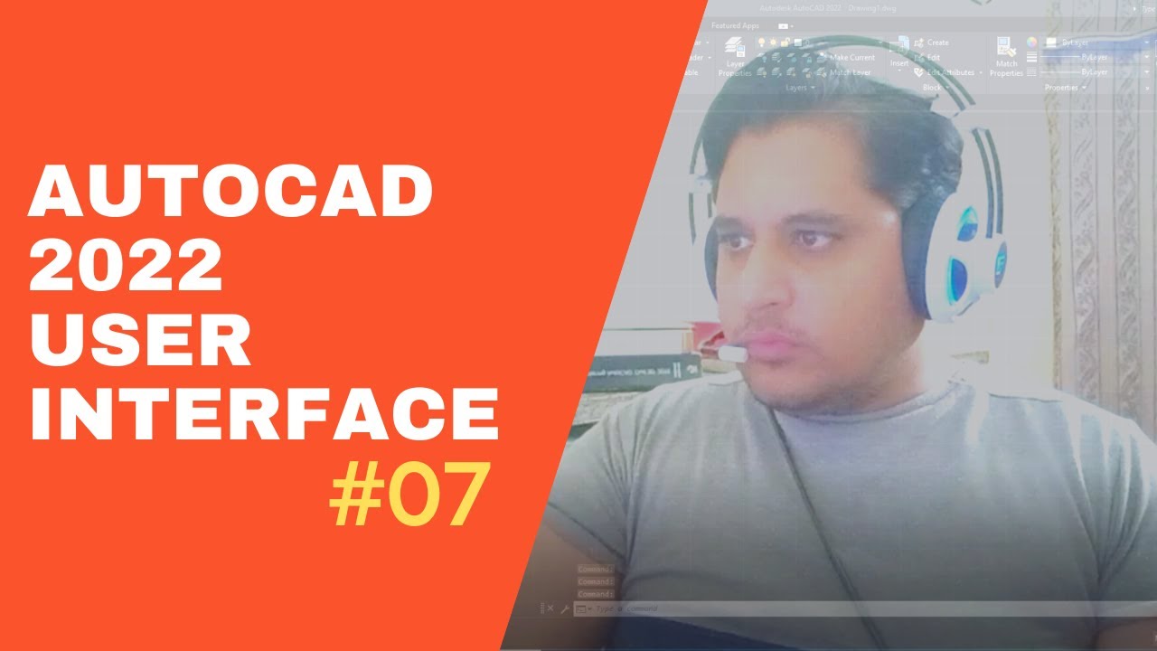 # 07: AutoCAD 2022 User Interface |AutoCAD 2022 Start tab| KITE ...