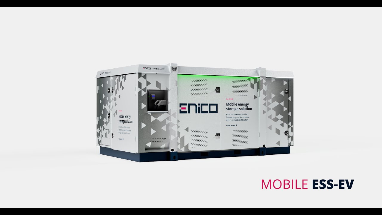 Enico Mobile ESS-EV | The ultimate multitool of energy storaging - YouTube