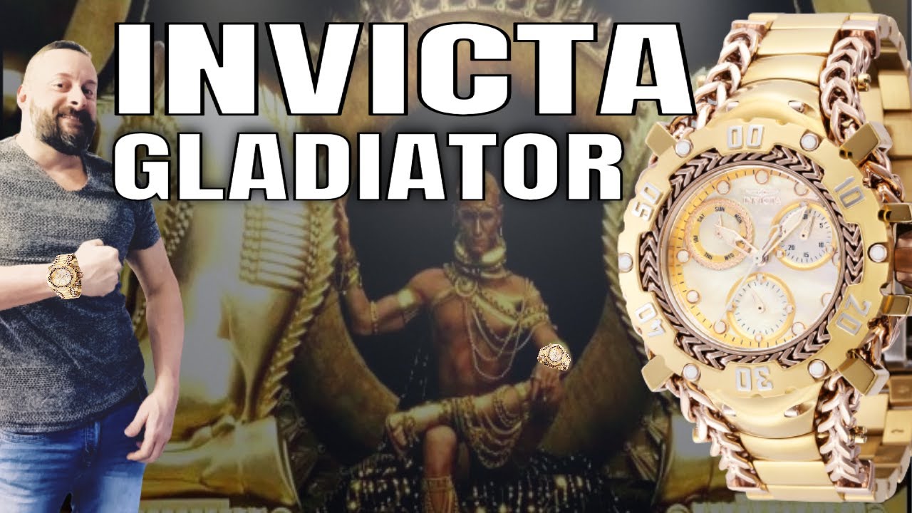 Invicta Gladiator Watch Review | A Midsize Gladiator Option - YouTube