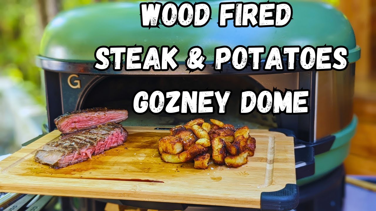 Wood Fired Flank Steak & Crispy Potatoes / GOZNEY DOME - YouTube
