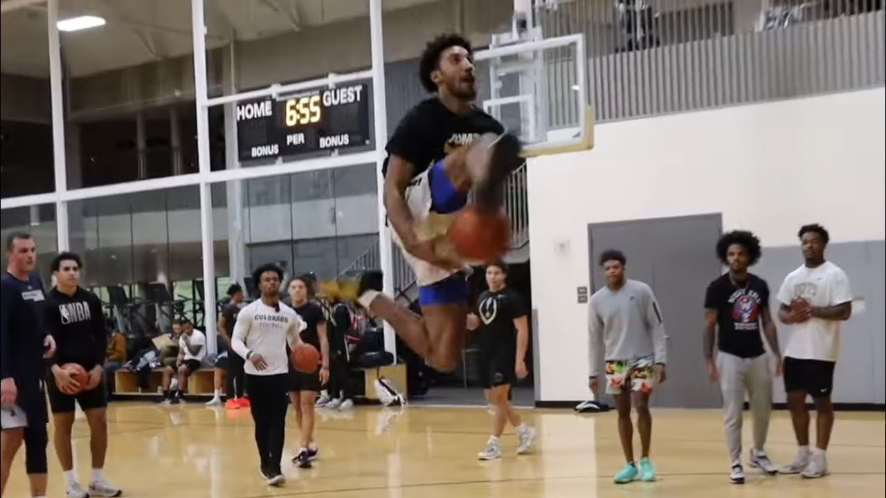 Jeremy Mack Jr. | Colorado Football Team Play Pick-Up Basketball ft ...