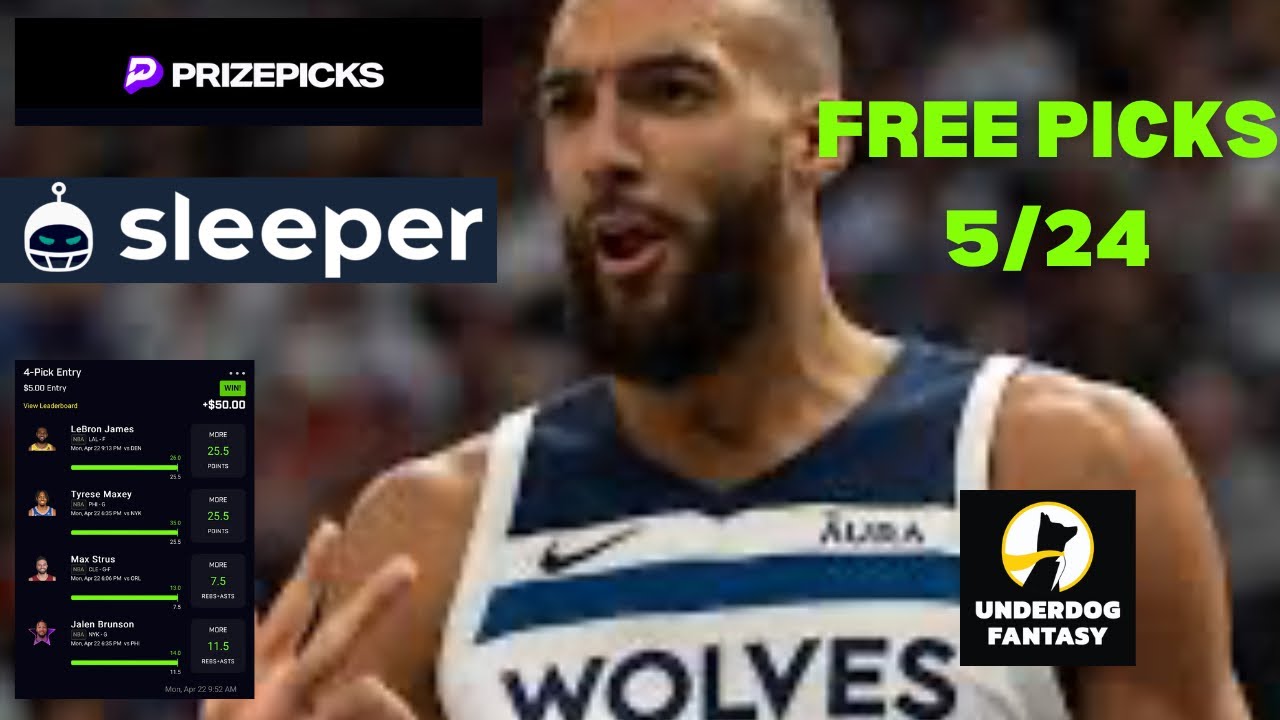 NBA Player Props Prize Picks Sleeper Fantasy Underdog DFS Free Picks 5 ...