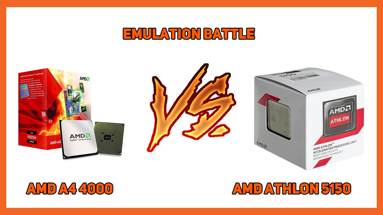 Emulation Battle - AMD A4 4000 VS AMD 5150 - YouTube