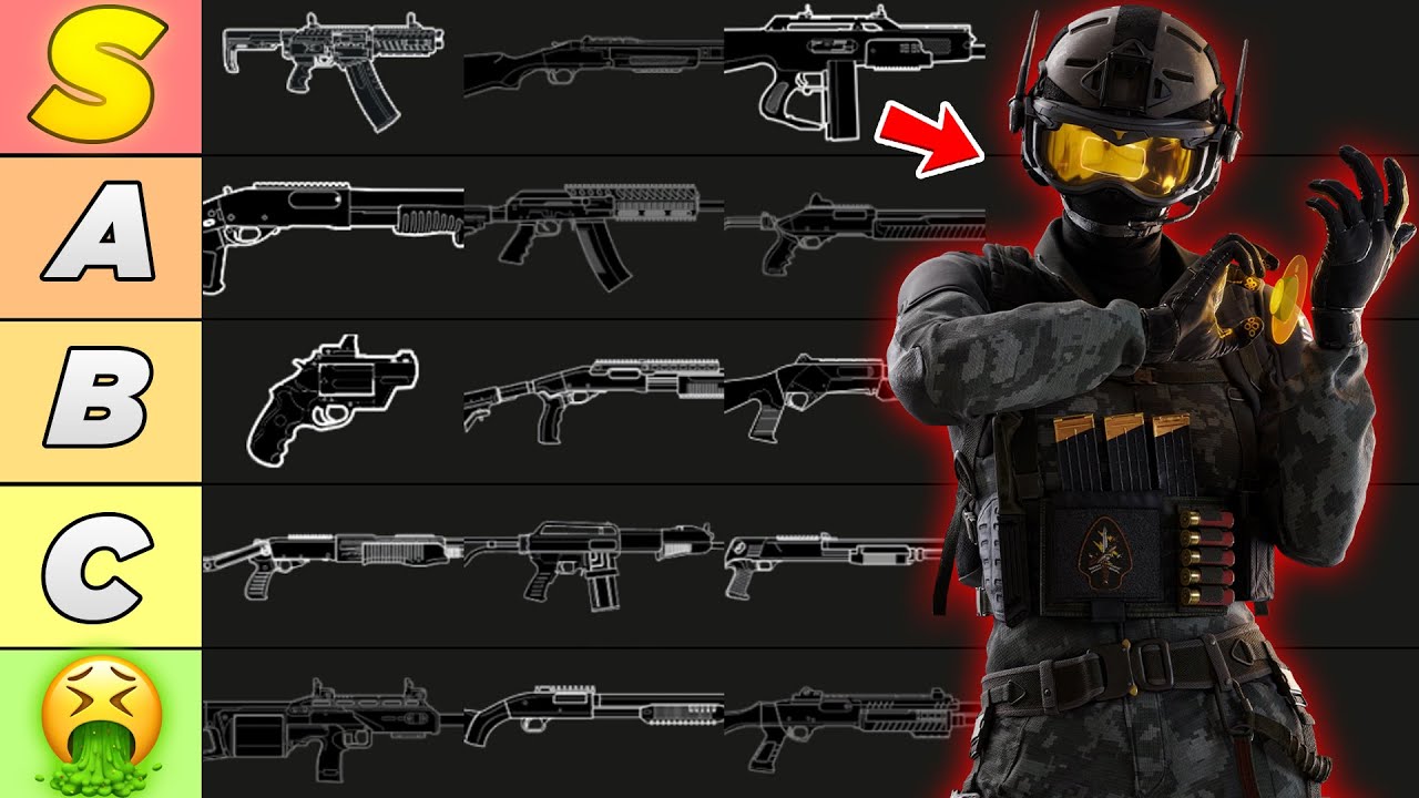 Official Shotgun TIERLIST for Operation Solar Raid - YouTube