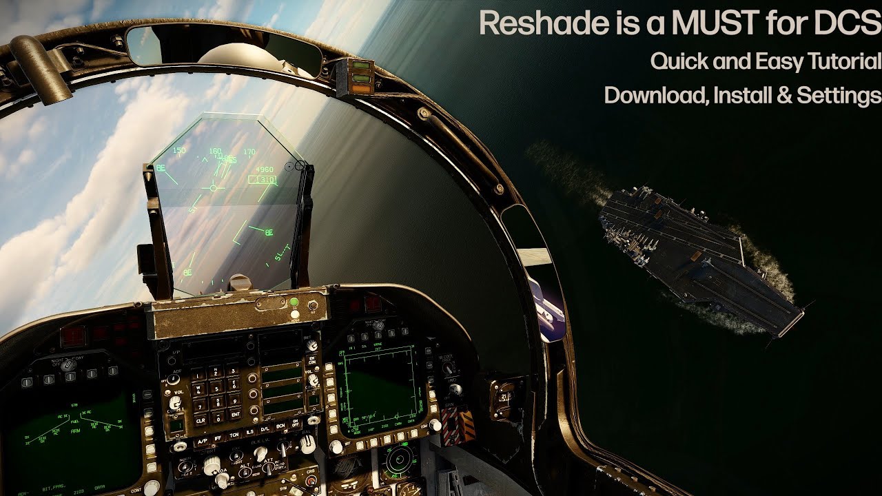 Reshade for DCS is a MUST | Multithread Update | Tutorial - YouTube