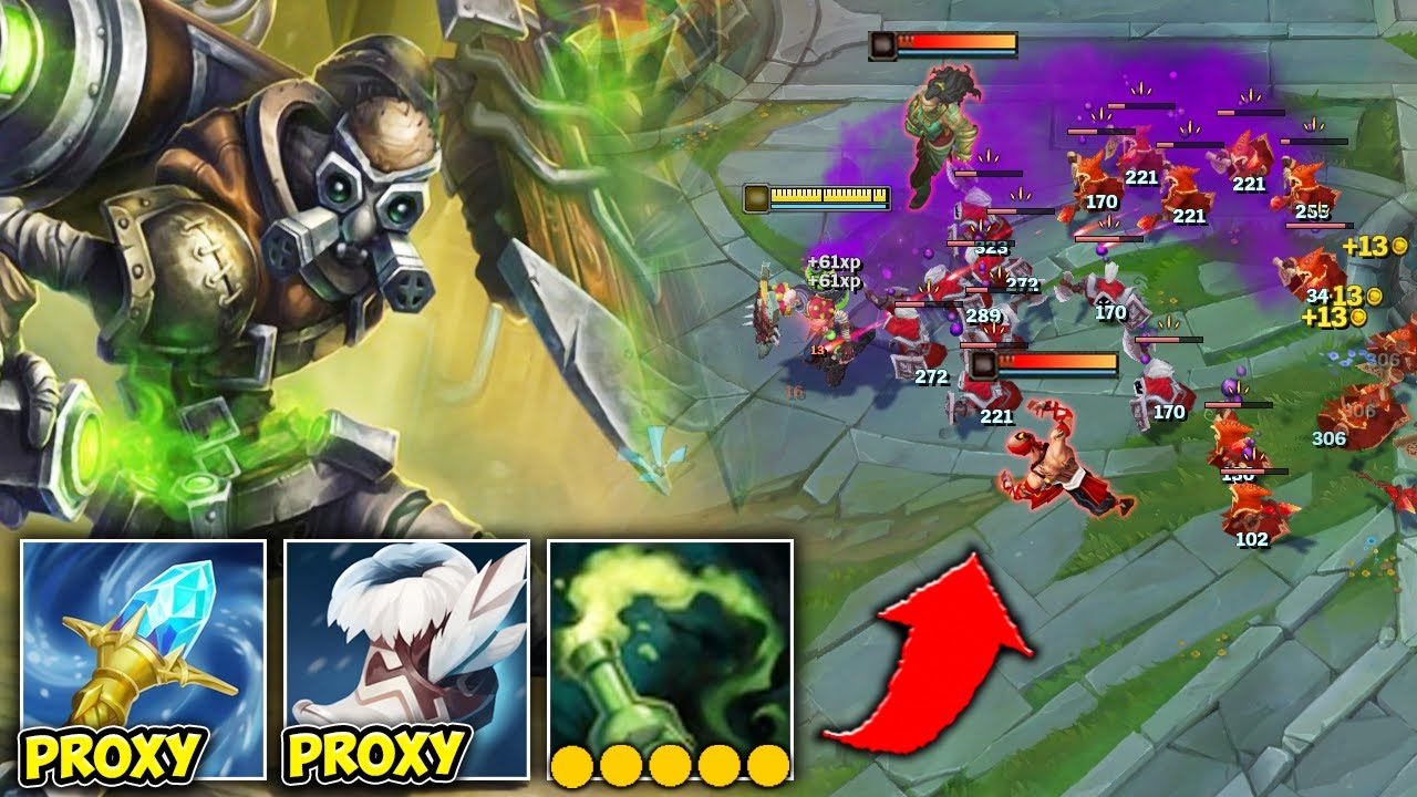 I invented a NEW inting Proxy Singed strategy.. and it made the enemy ...