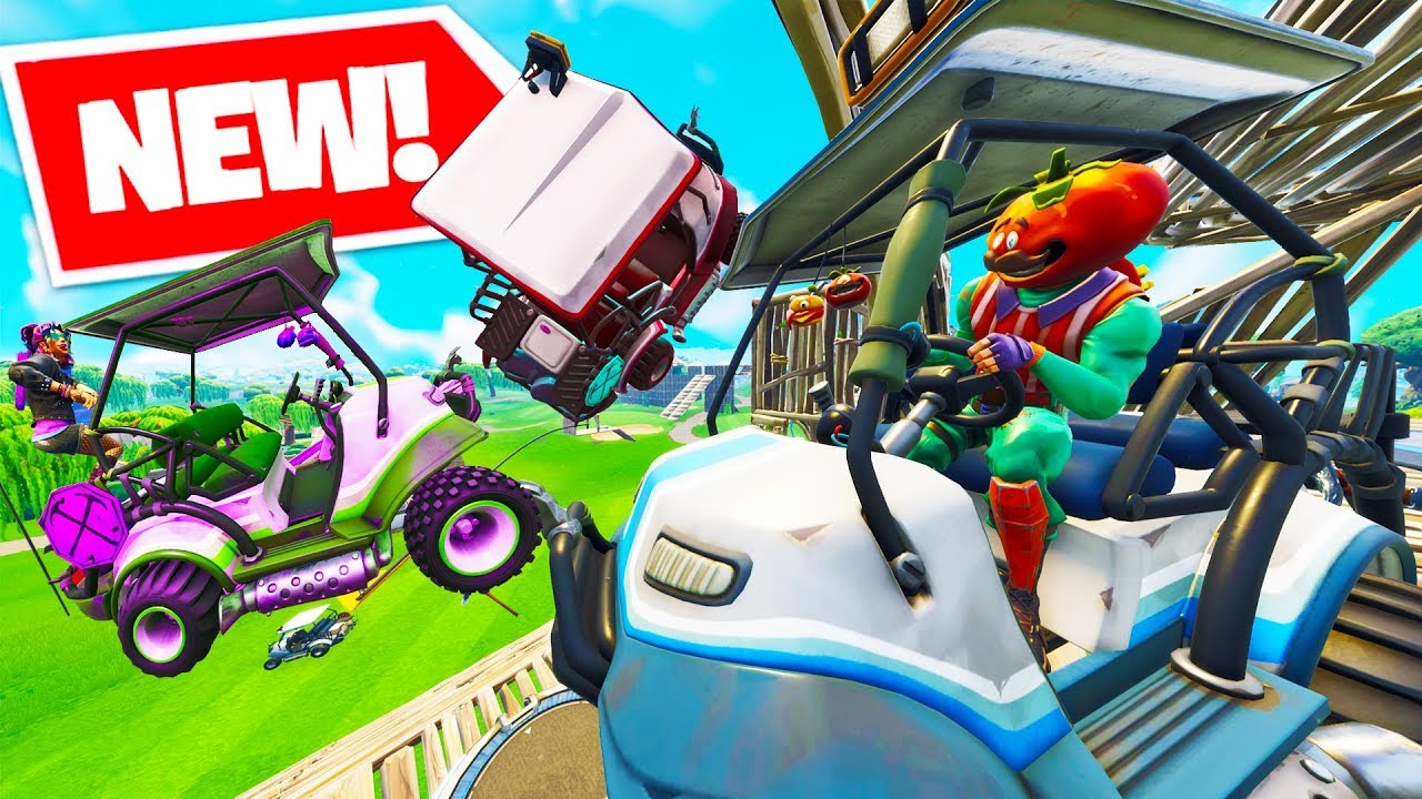 *NEW* BUMPER CARTS Custom Gamemode In Fortnite Battle Royale!! - YouTube