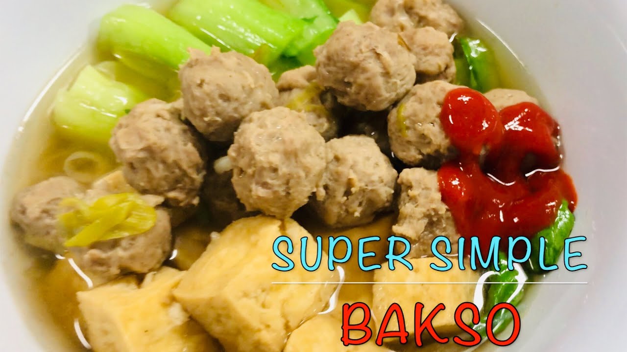 Bakso (meatball soup) - YouTube