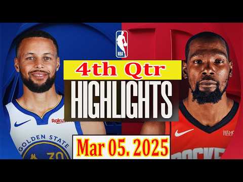 Houston Rockets vs Golden State Warriors 4th Qtr Mar 05.2025 Highlights | NBA