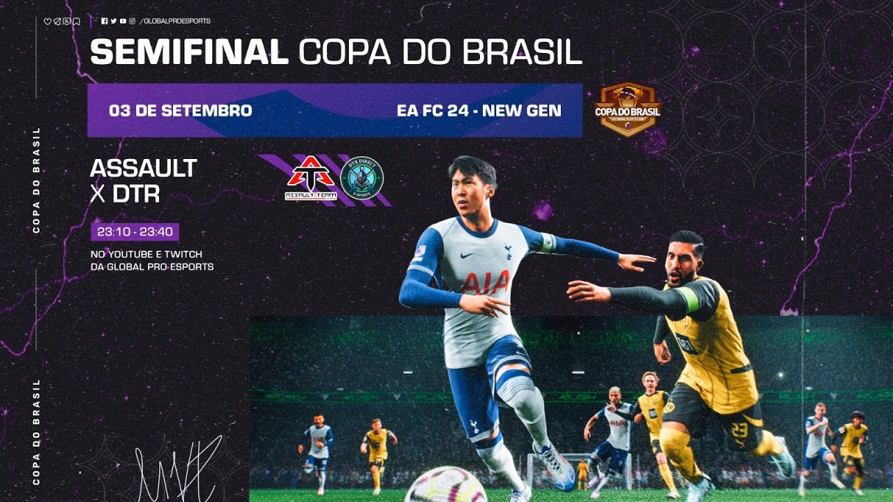 EAFC CLUBS | SEMIFINAL COPA DO BRASIL | ASSAULT X DTR - MD3 - YouTube
