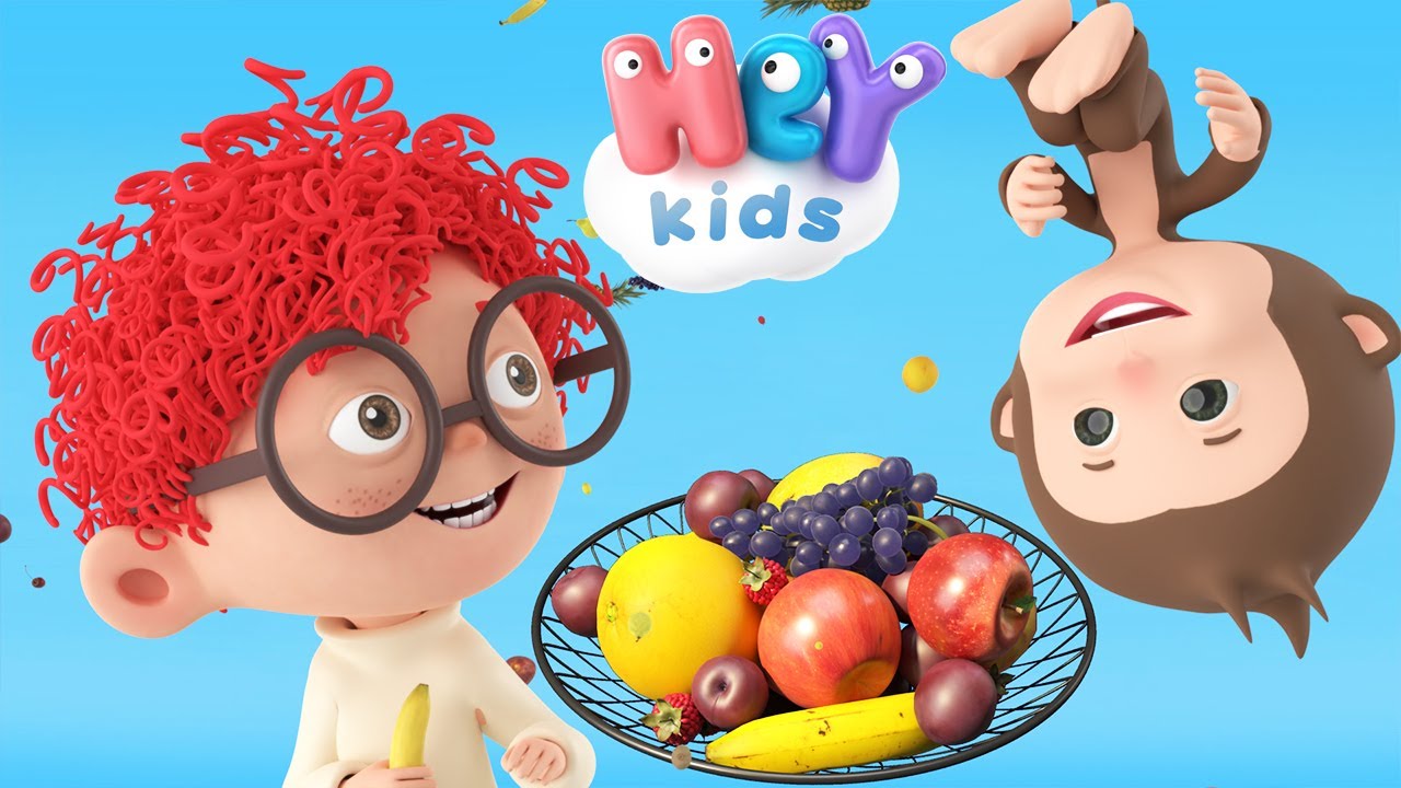 Αγαπώ Τα Φρούτα 🍊 Παιδικά Τραγούδια 🍏 HeyKids - Κινούμενα σχέδια για ...