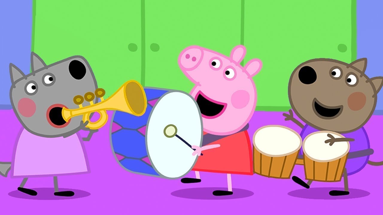 Peppa Pig in Hindi - Musical Instruments - Sangeeth - हिंदी Kahaniya ...