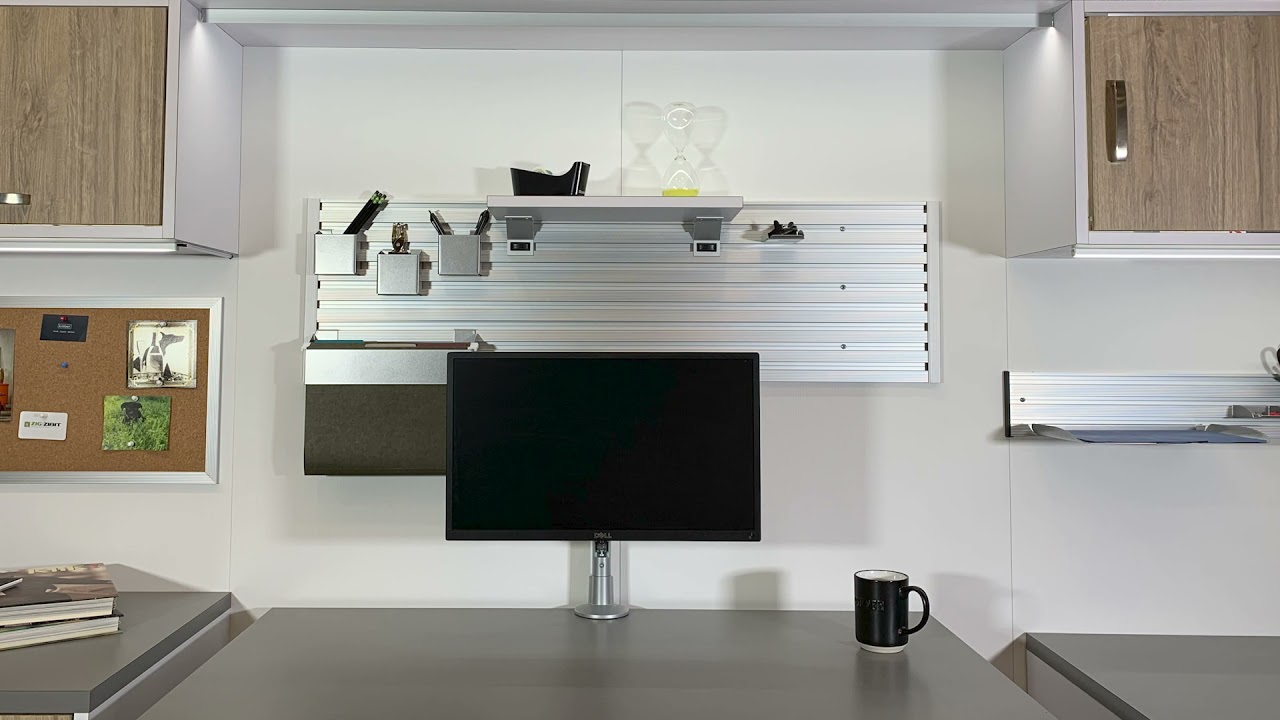 Omni Track Wall System - Office - YouTube